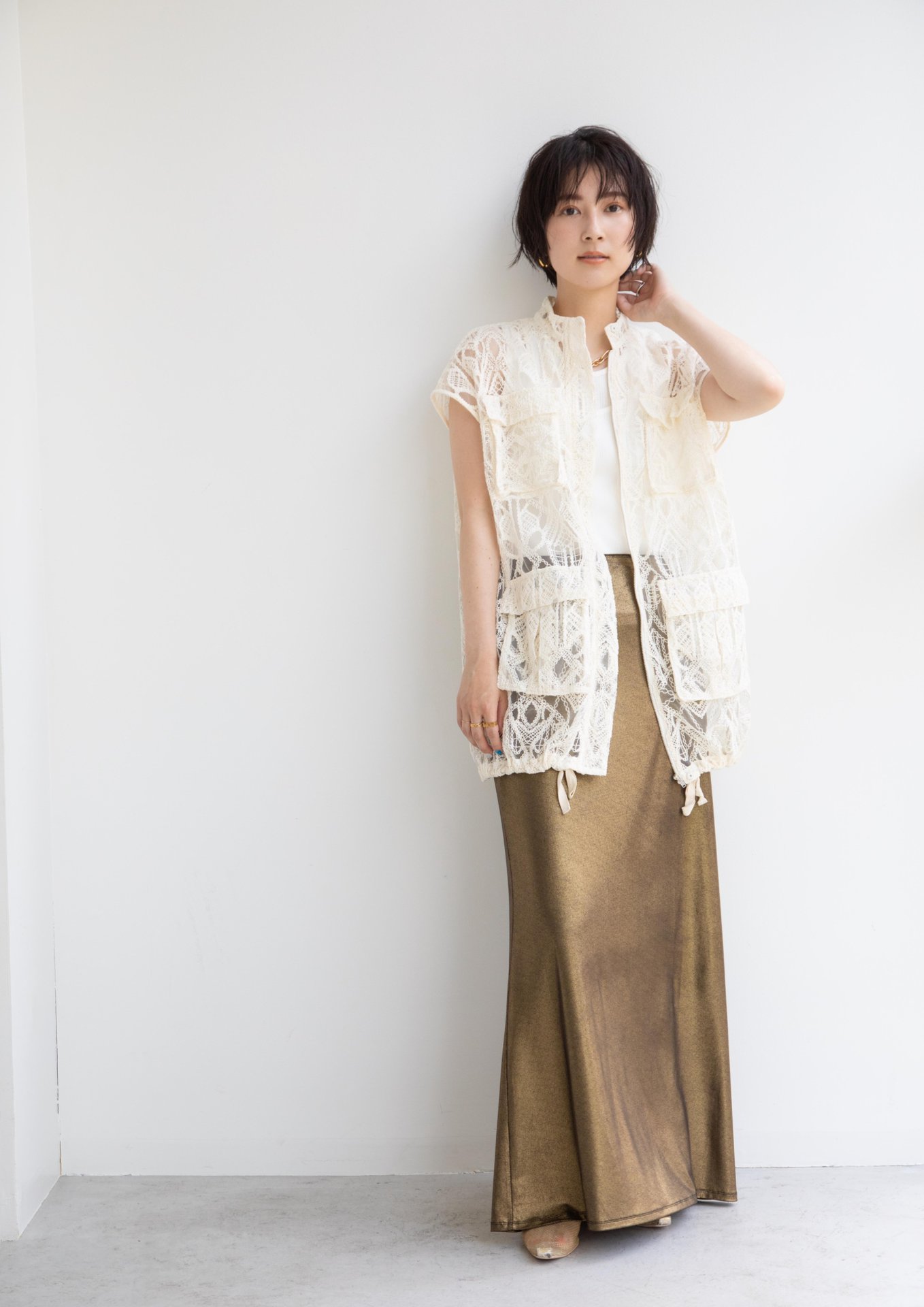 【365 DAYS SNAP】Ameri VINTAGEプレス 渋沢 優さんのレタッチメイク＆スタイリング｜【公式】オトナミューズ ウェブ（otona MUSE）